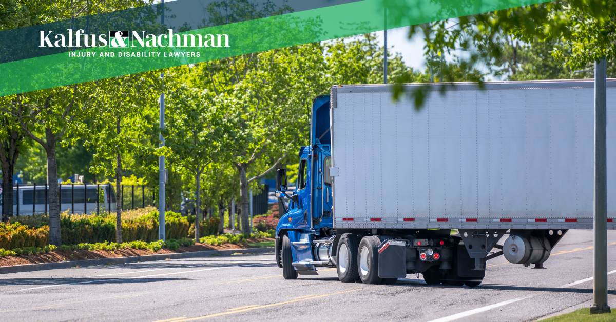How Making Wide Turns In a Truck Can Be Risky | Kalfus & Nachman